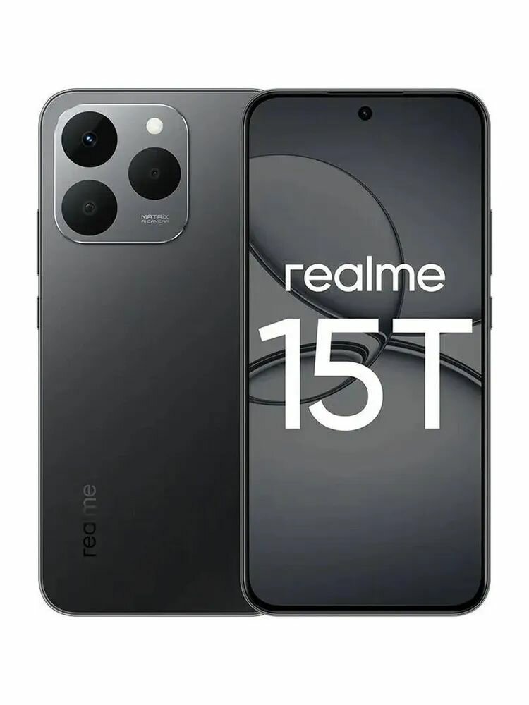 Смартфон realme 15T 5G, Глобальная версия, Поддержка OTA Global 12/256 ГБ, серый
