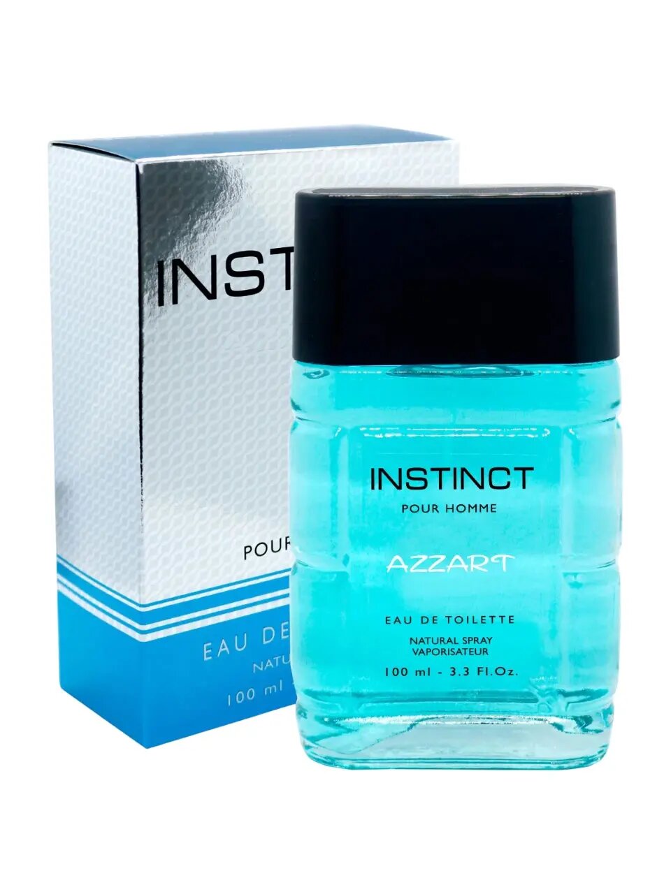 Туалетная вода Delta Parfum Instinct Azzart, мужская, 100мл, акватические, цитрусовые ноты