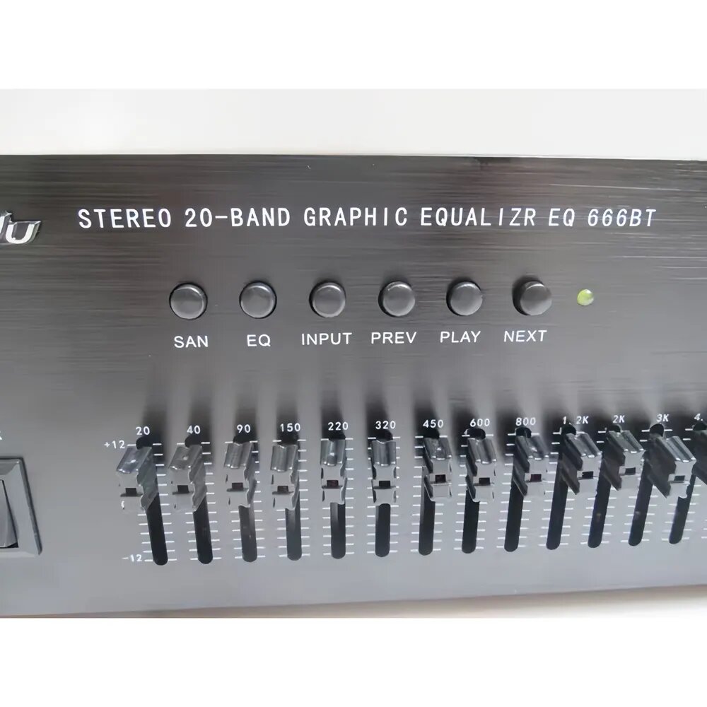 Pleardu Stereo 20-Band Graphic Equalizer EQ-688BT Микшер с USB-C портом для домашнего использования — фото 1
