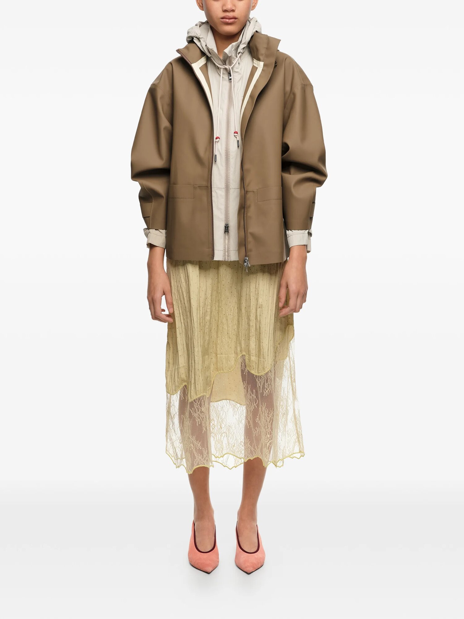 Куртка BIMBA Y LOLA, размер 36 EU, brown — фото 1