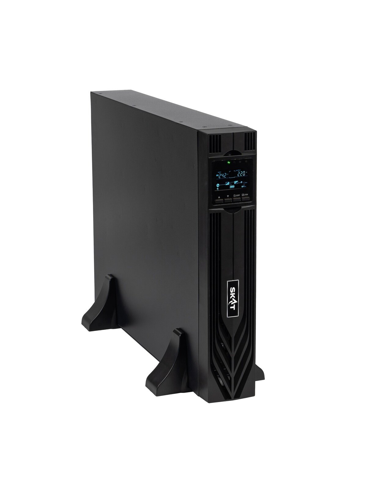 ИБП Бастион SKAT-UPS 3000-RACK-ON P3 {Online, синус, 3000ВА/3000 Вт, стойка/на пол, 2xSchuko + 1xC19, встр. SNMP/USB/RS-232/EPO, без АКБ (6 шт 26-200Ач) или SKAT ВС 72/9 RACK, МПТ} (8774)