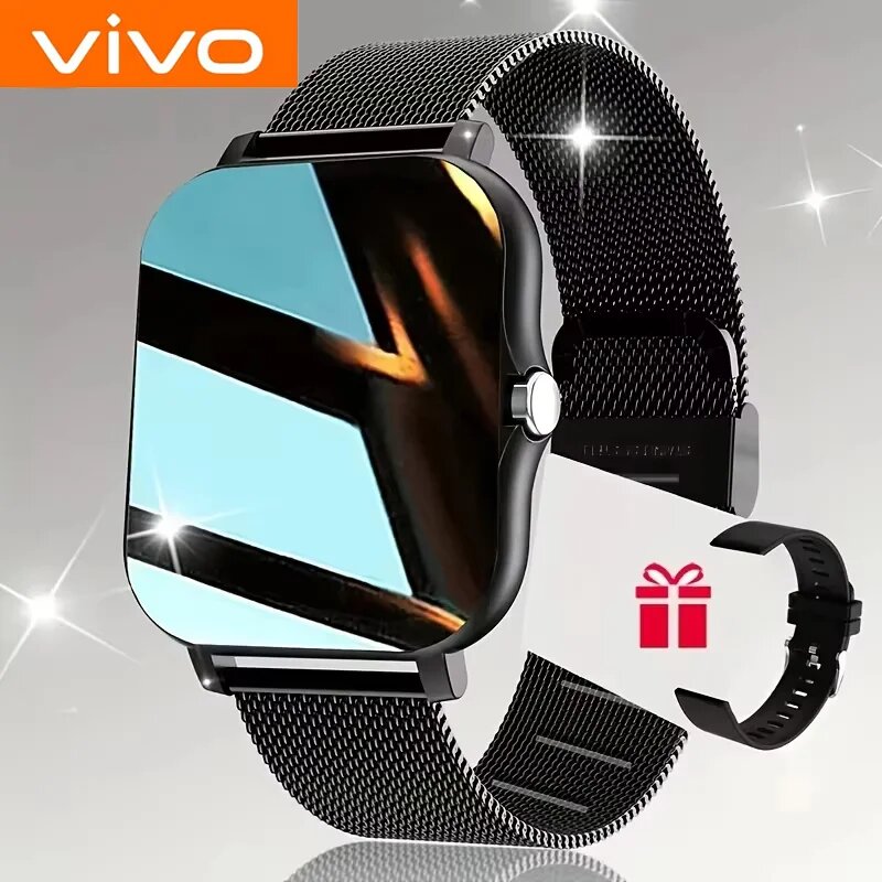 VIVO Smart Watch 2.01" HD дисплей Black add Gift