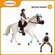 Фигурка Quarter Horse с всадником, 2 шт, детские игрушки из ABS пластика, для де...