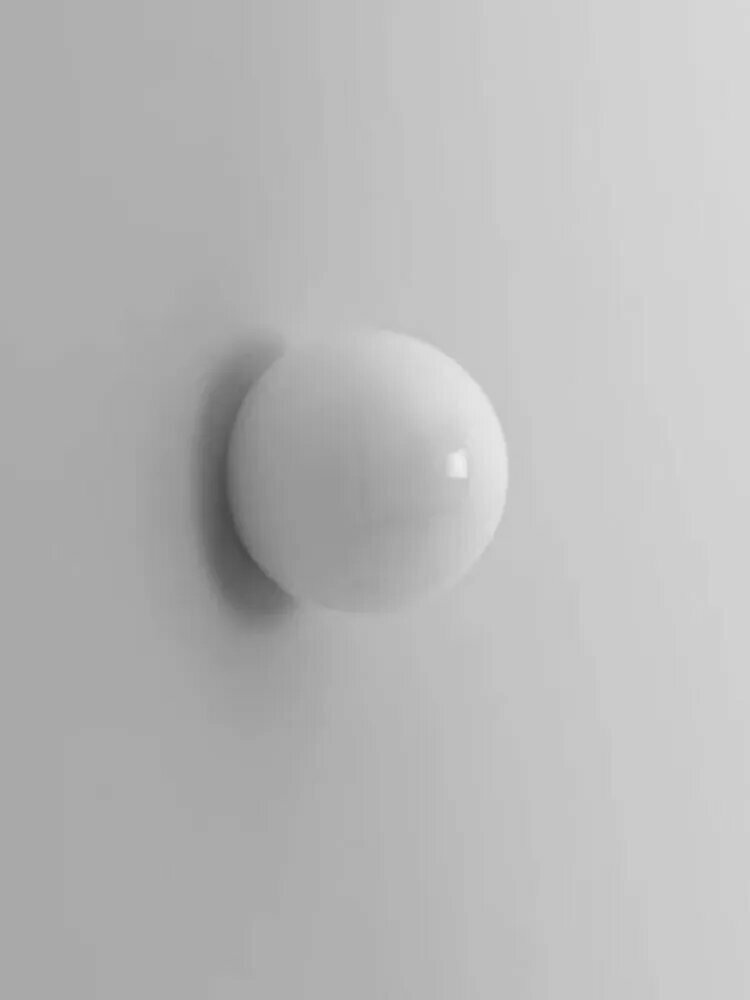 Настенный светильник G9 5 Вт для ванной, белый стеклянный плафон, IP40