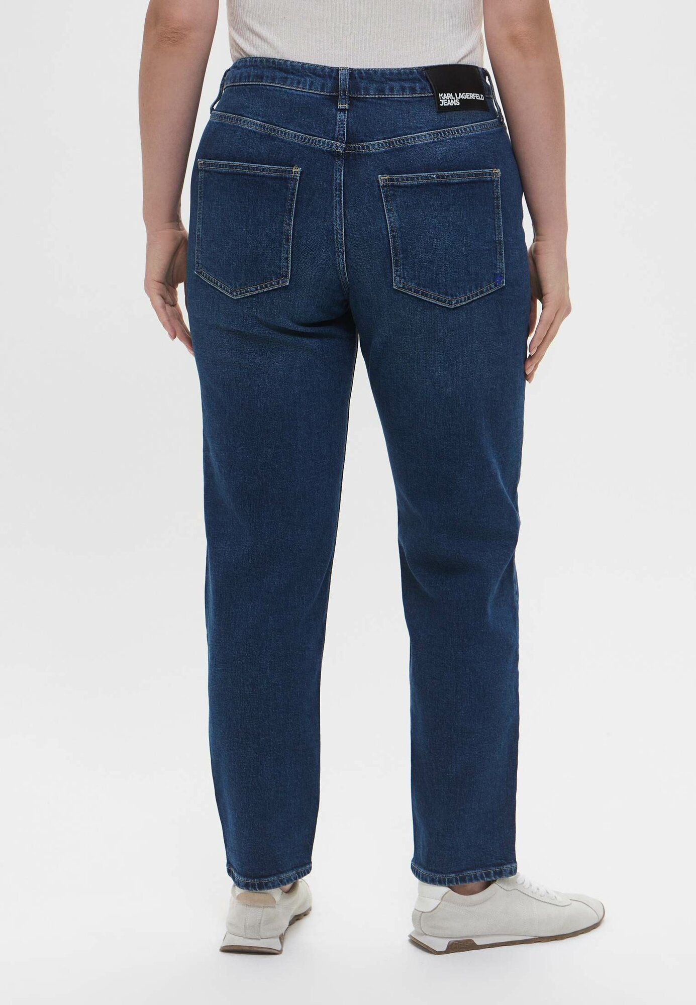 Джинсы зауженные KARL LAGERFELD JEANS, размер 26/32, синий — фото 1