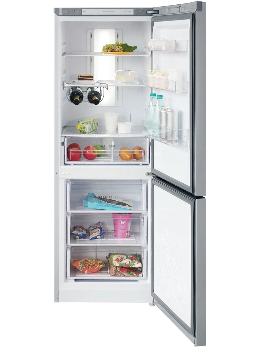 Холодильник Бирюса Б-M920NF серый металлик, двухкамерный, общий объем 310л