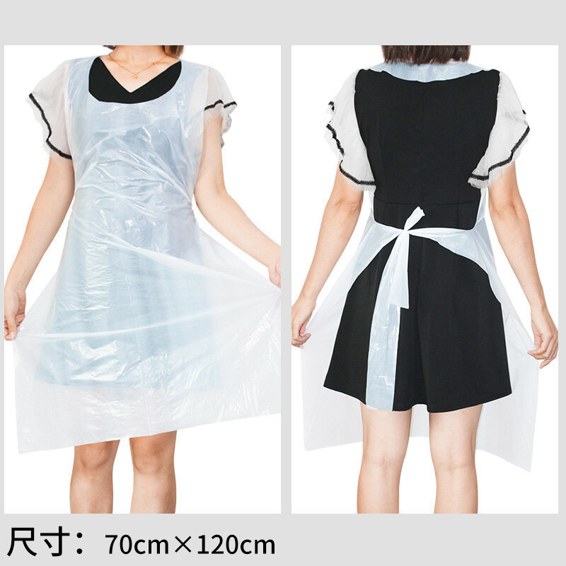 Прозрачные одноразовые рукава для домашних дел, водонепроницаемые и маслостойкие удлиненные защитные рукава для кухни, утолщенные пластиковые рукава для взрослых женщин.