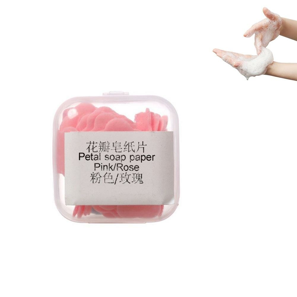 Листовое одноразовое бумажное мыло в коробочке /Дорожная мыльная бумага