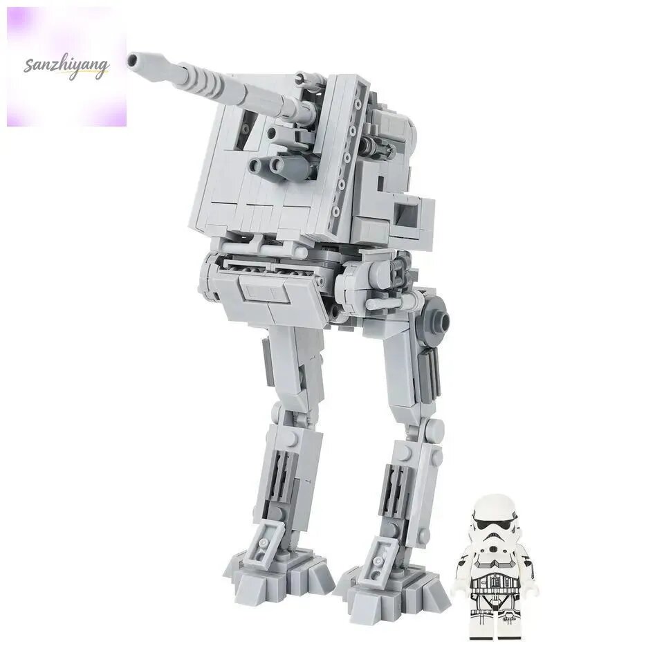 Конструктор Звездные Войны Шагоход АТ-ДТ 265 детали 1 минифигурка / Конструктор совместим