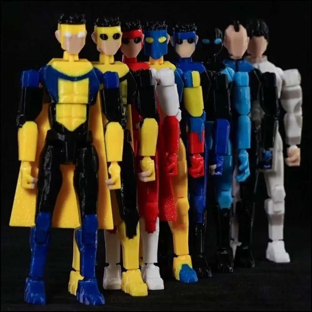 Эксклюзивные статуэтки Invincible 3.0 Фигурка 14 см Из PETG Многосоставная артикуляция — фото 1