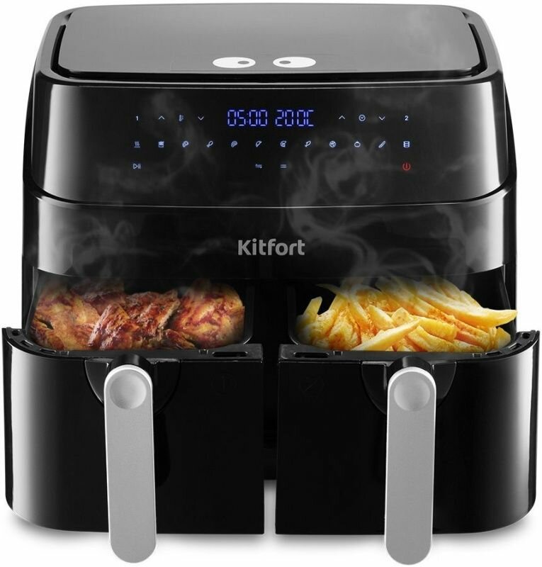 Аэрогриль Kitfort KT-2250, черный