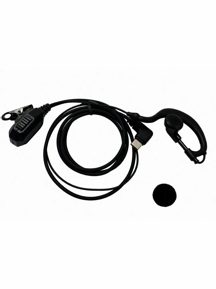 Гарнитура рации Терек Спорт мини, наушник и микрофон для рации