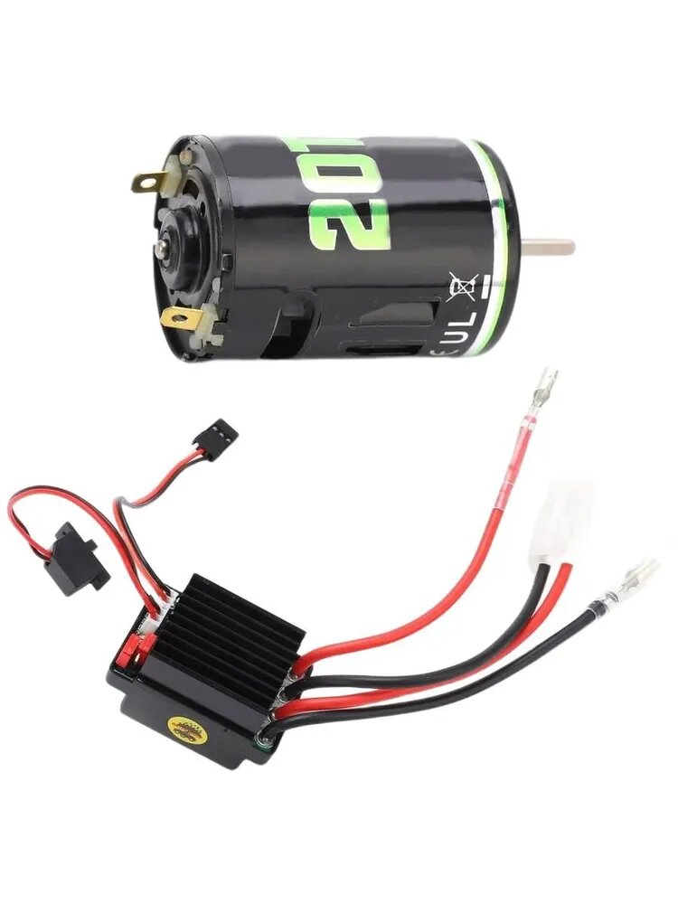 540 Брашированный мотор 320A ESC, высокая прочность и низкий уровень шума, для RC Краулеров Axial SCX10 / TRX4 D90 / Redcat / GEN8