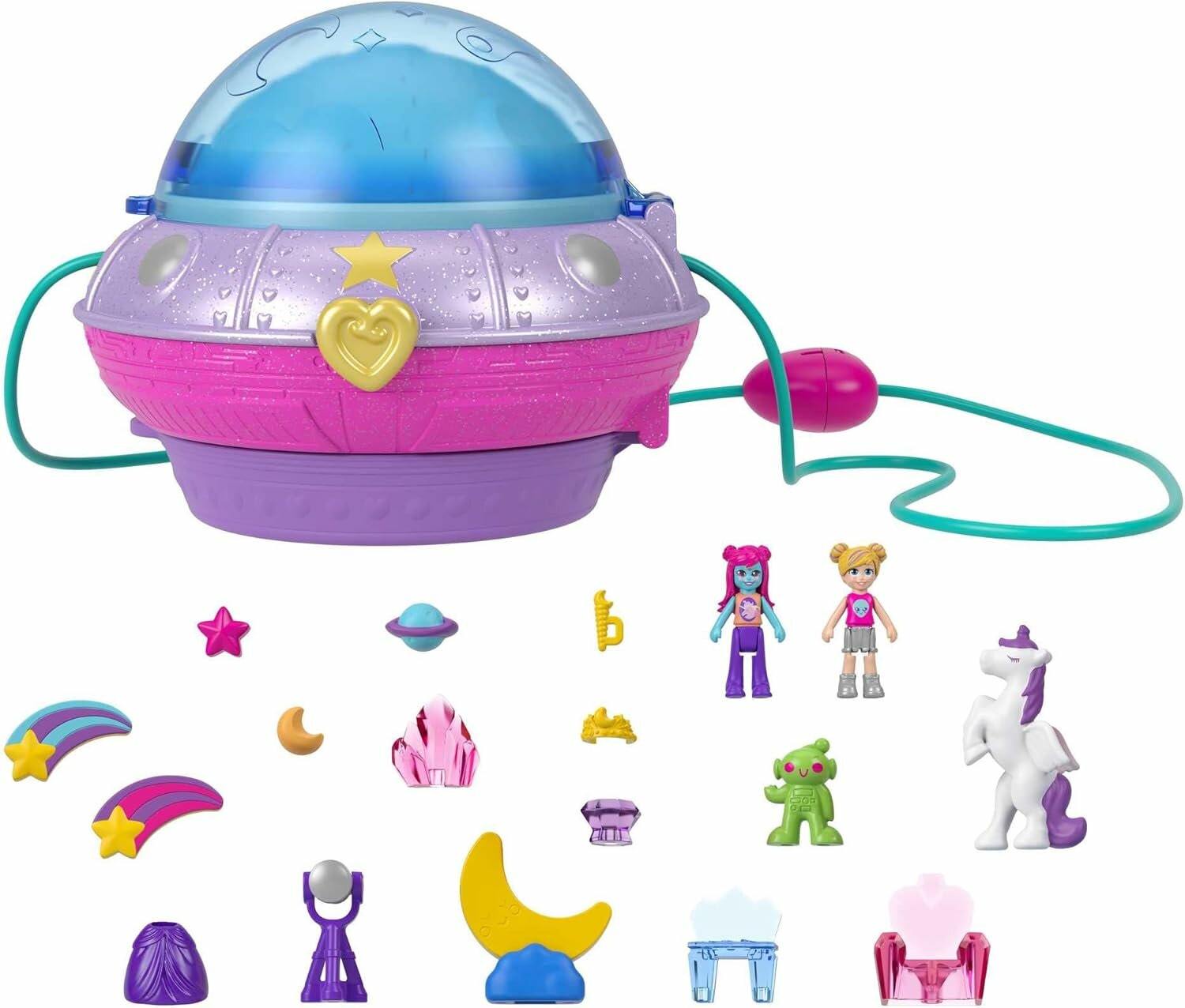 Игровой набор Polly Pocket Double Play Space HCG23_HCG25, от 4 хлет