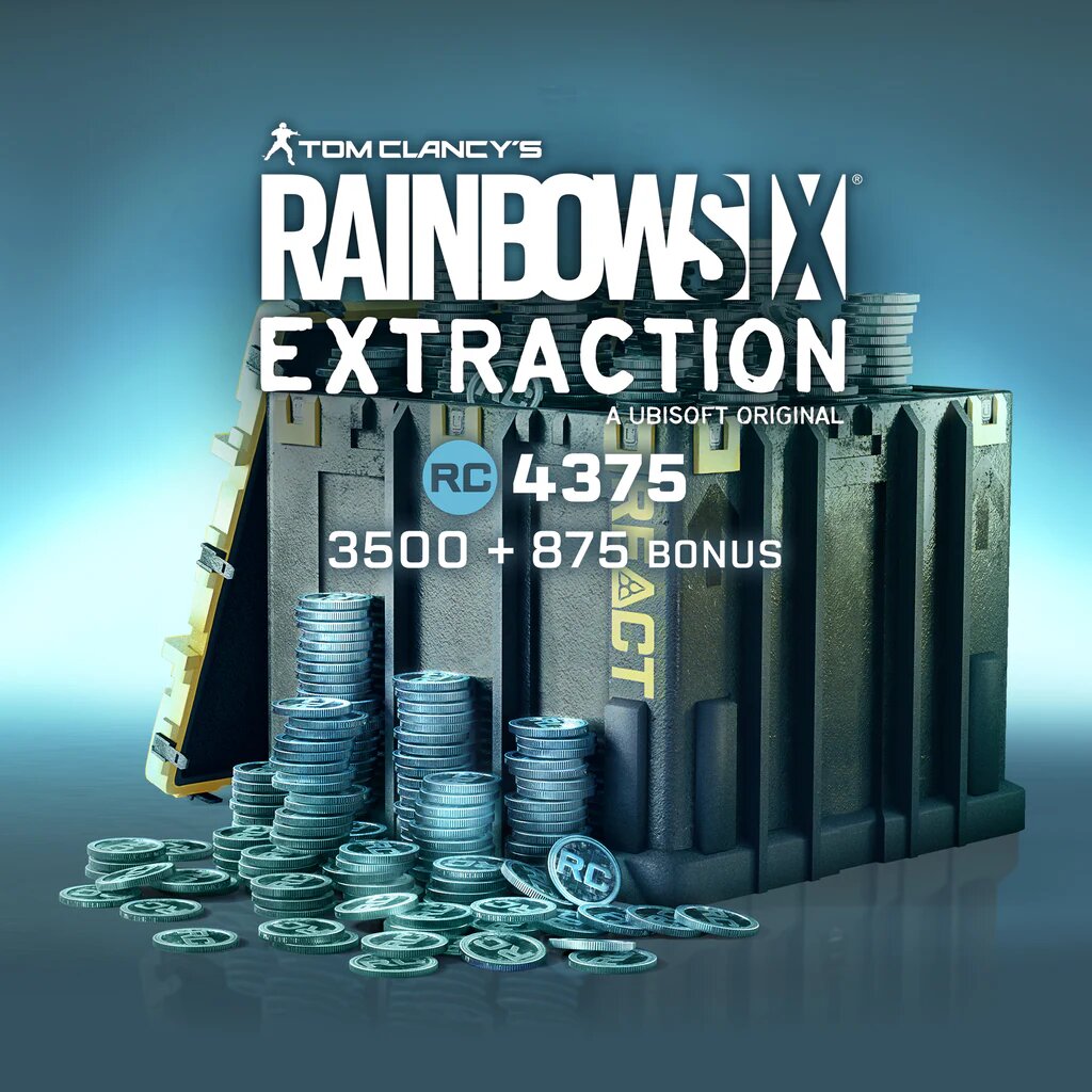 Дополнение R6 Extraction: 4,375 REACT Credits PS4, цифровое издание PlayStation 4 и PlayStation 5, регион Индия / код пополнения баланса