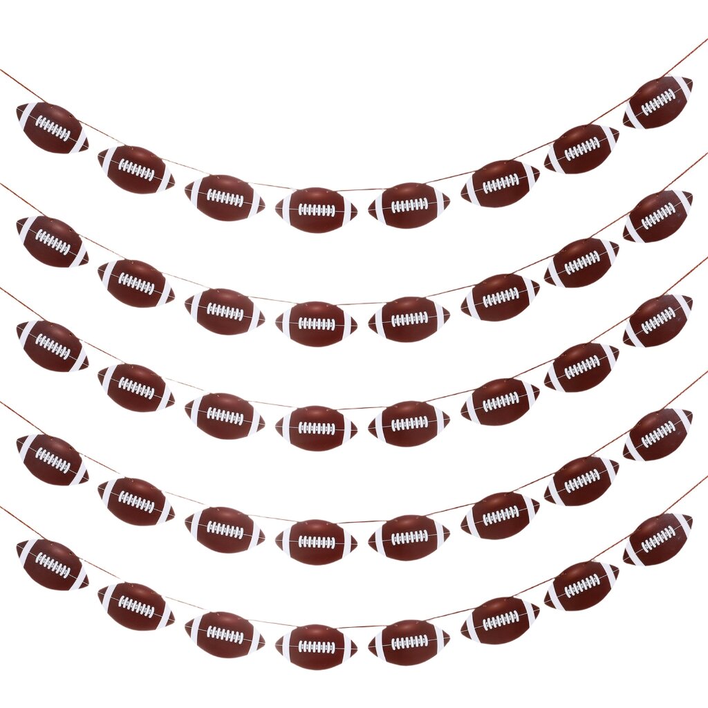 5шт Футбольные Серпантины Длиной 4 Метра Футбольный Вымпел Бумажная Овсянка Орнамент