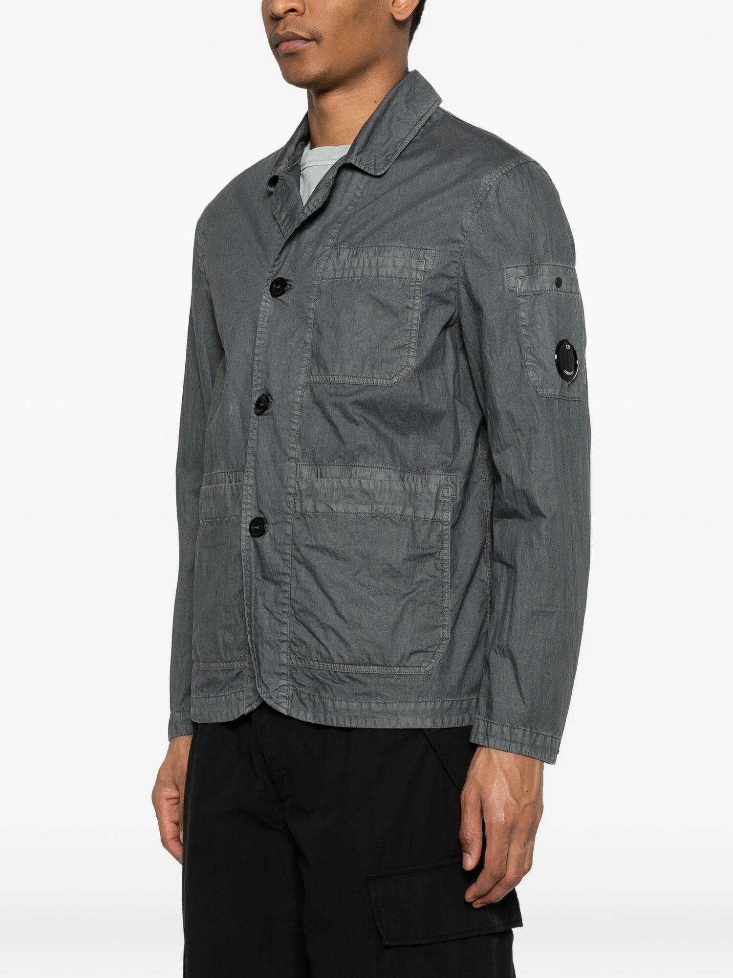 Куртка C.P. COMPANY Buttoned pocket jacket, размер 3XL, grey — фото 1