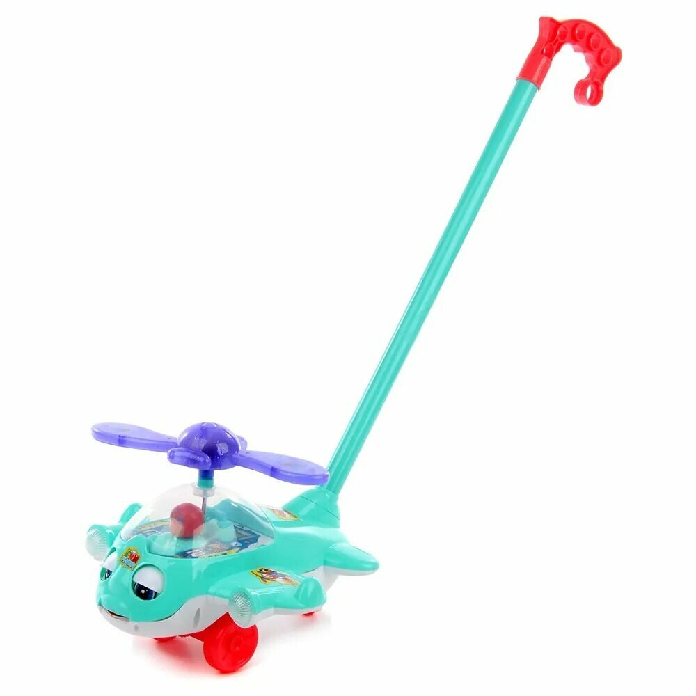 Каталка на палке Вертолет со светом и звуком, Veld Co