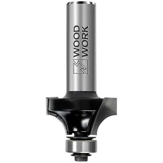 Фреза Woodwork 938.1606.08, радиусная с подшипником R=1.6 D=15.8 L=48 S=12