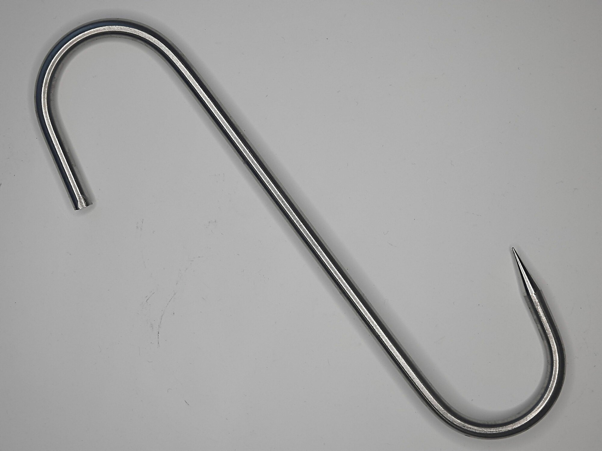 Крючки для мяса и копчения из нержавеющей стали (2 шт), толщина 6 мм