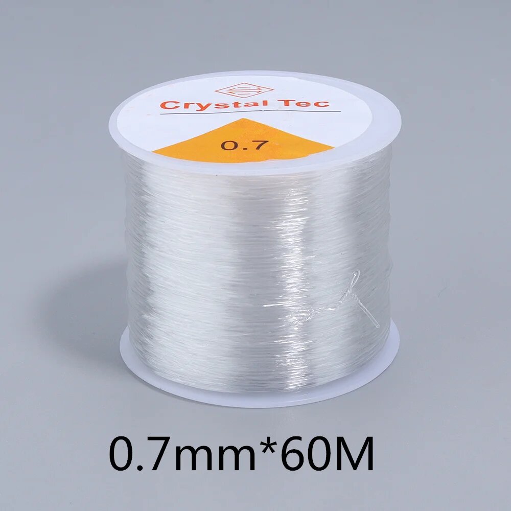 Эластичный шнур Crystal Tec 0.7mm*60M, белый