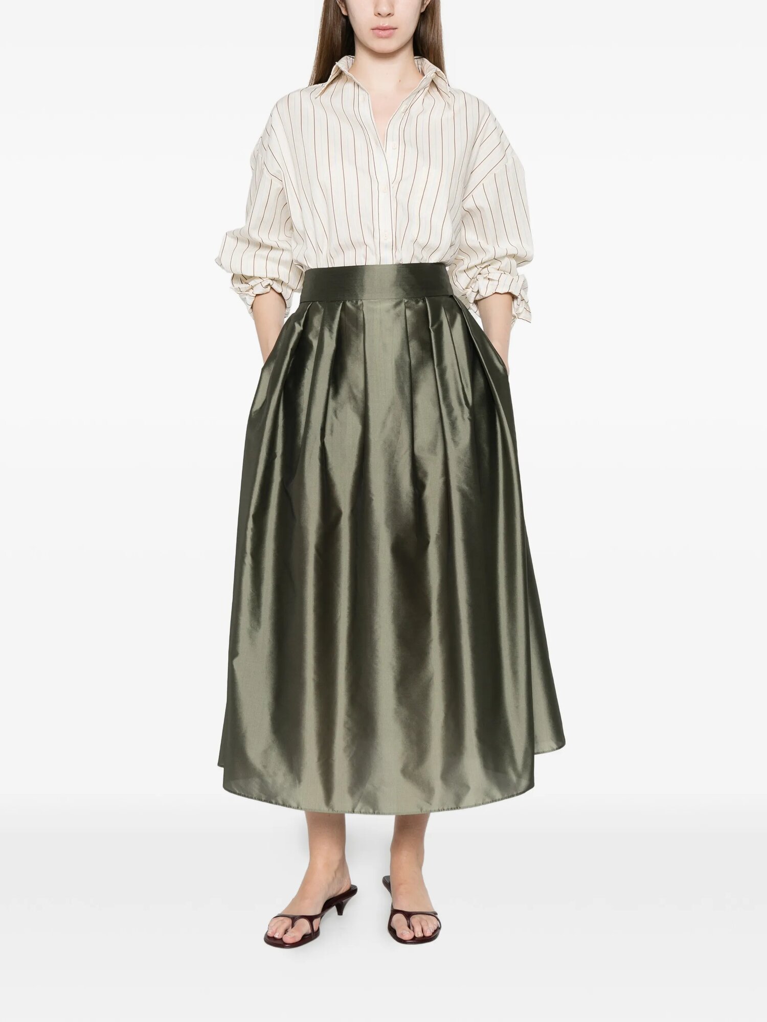 Юбка Max Mara, размер 42, green — фото 1
