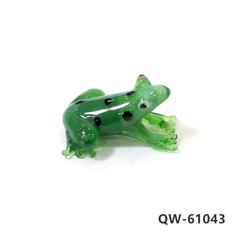 2 шт, стеклянные мини-фигурки животных JSSMTLP QW-61043