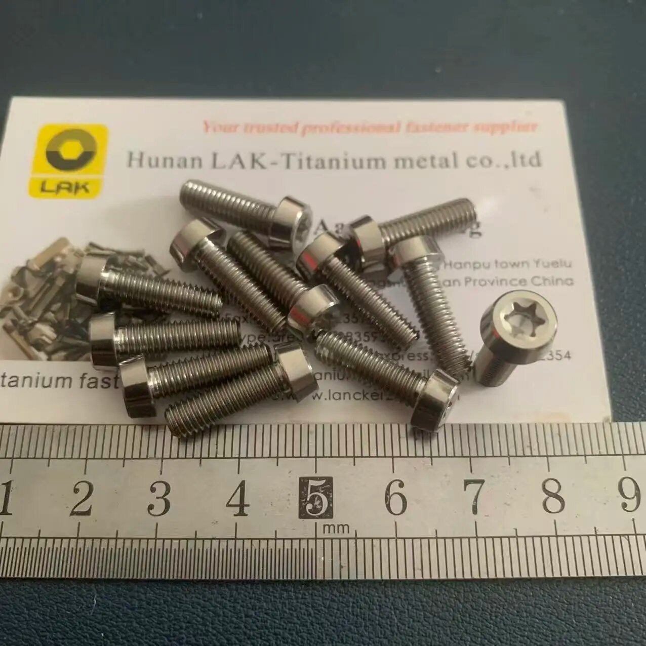 Титановые болты M5x8 M5x16 Torx T25 для велосипеда Gr5 8 мм