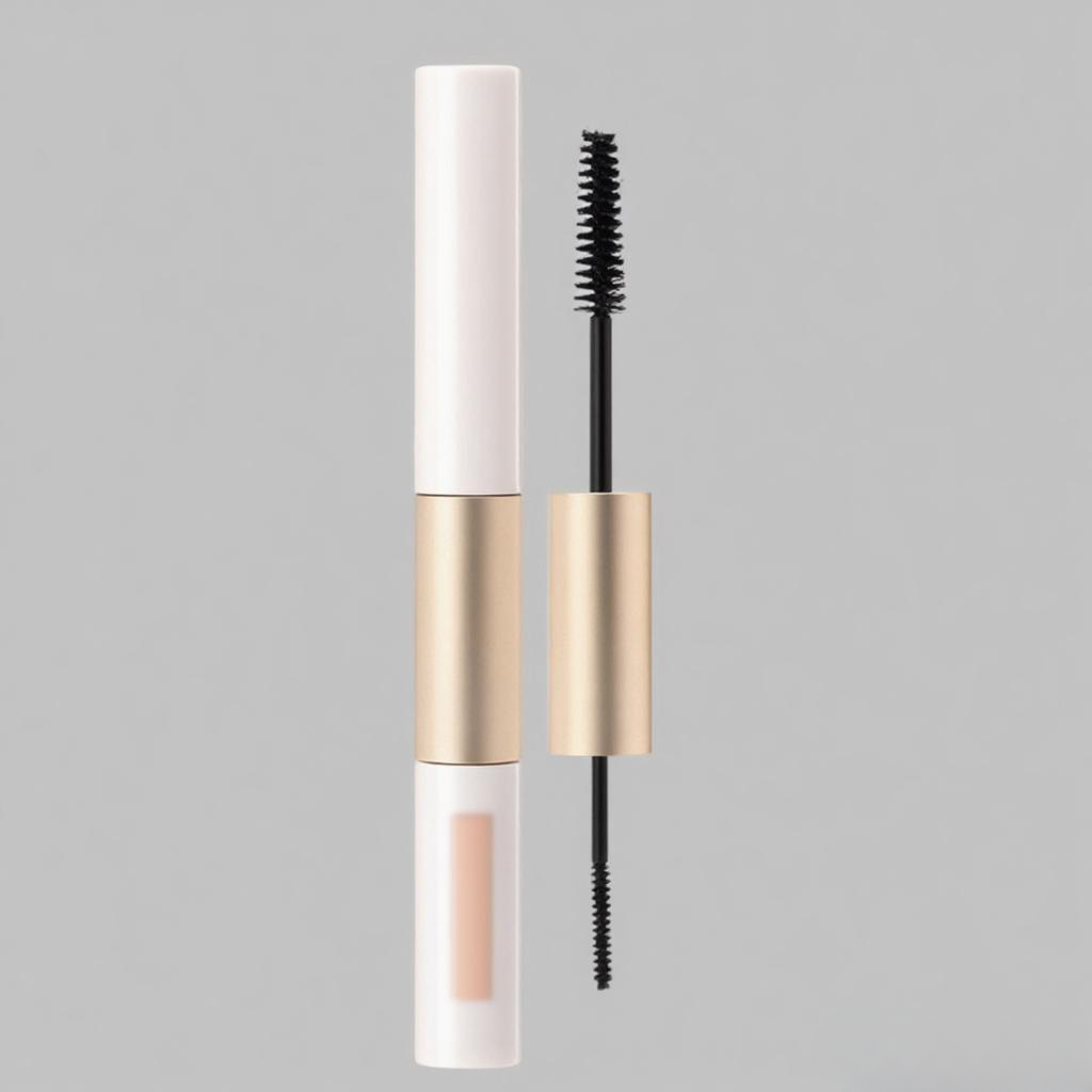 Mascara & Fiber Eyelash Primer 2 in 1 Waterproof Sweat-proof Long-lasting Lengthening Eye Makeup, Color: #1 Mascara eyeliner 2 in 1, #2 Mascara fiber eyelash primer 2 in 1, Net Weight: Mascara 5g, eyeliner 3g, Package Weight: 26g, Package Size: 134 * 14