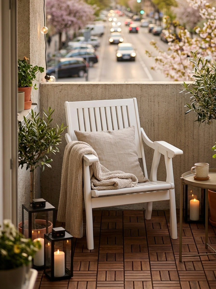 Кресло Мебелик Массив решетка, каркас из натурального дерева, цвет снег