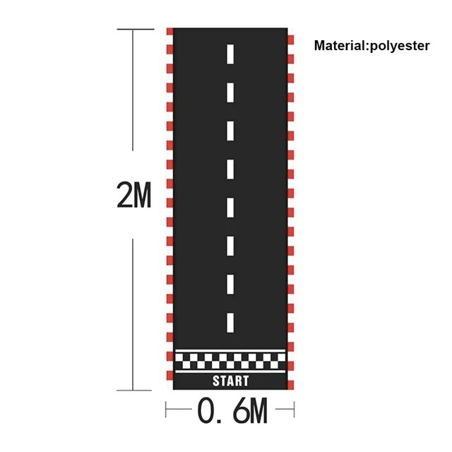 PlayTape Black Road Tape - Black Road Tape включает в себя дорожные изогнутые трассы для игрушечных машинок, подходящие для наклеек в детских наборах для машинок и поездов.