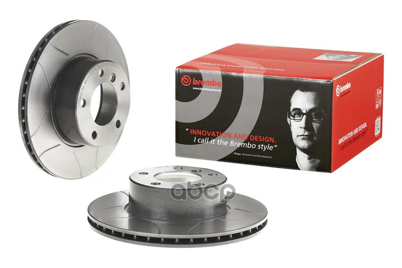 Диск тормозной BMW 5 (E39) 09/95-07/03 / BMW 5 Touring (E39) 09/96-06/04 шт. Brembo арт. 09.6924.75