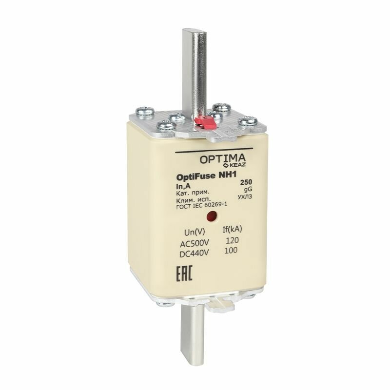 Вставка плавкая OptiFuse NH1-200-gG-УХЛ3 КЭАЗ 374945