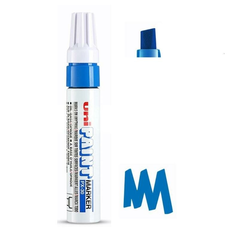 Красящий маркер для шин, Синий