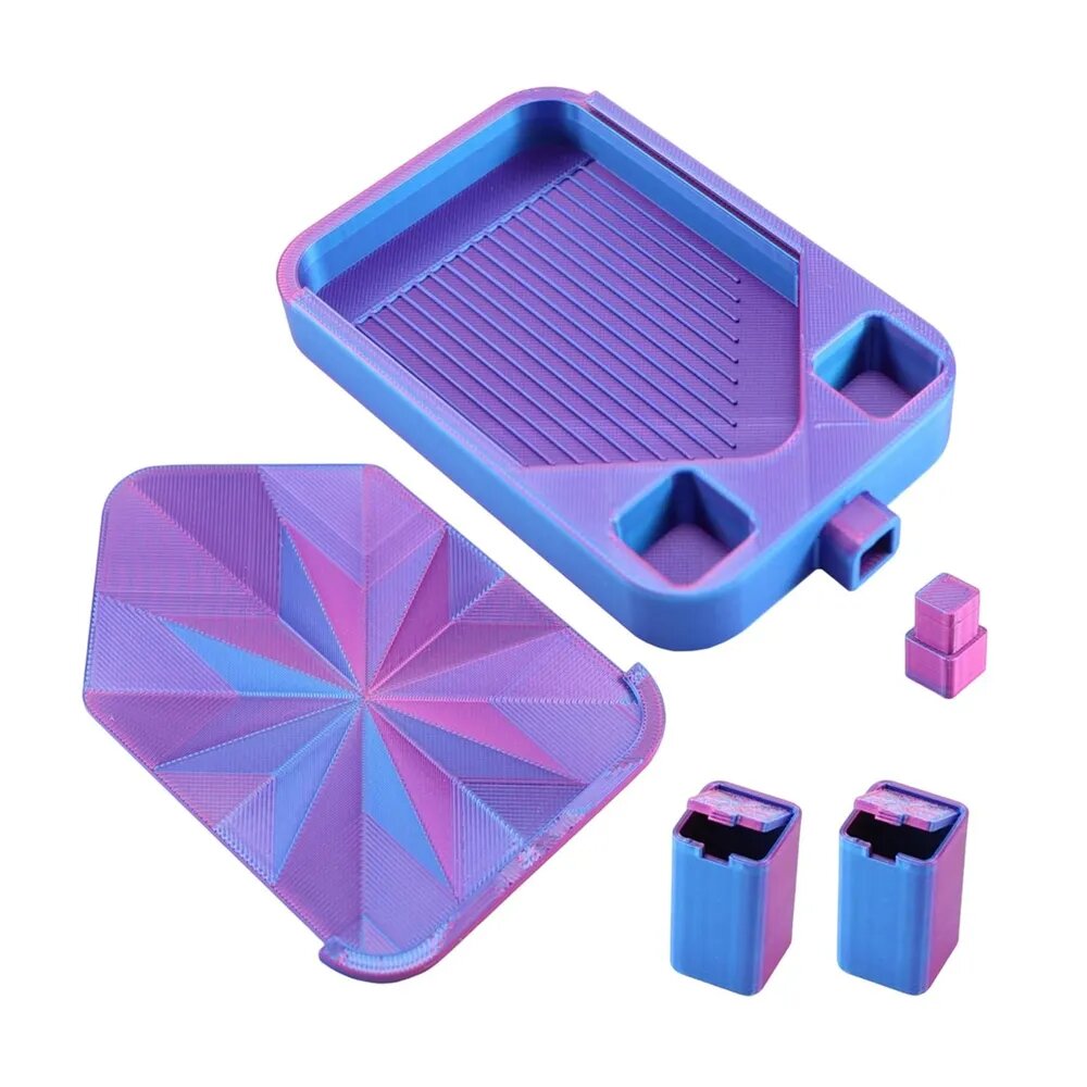 Лоток с крышкой для алмазной вышивки и хранения бисера