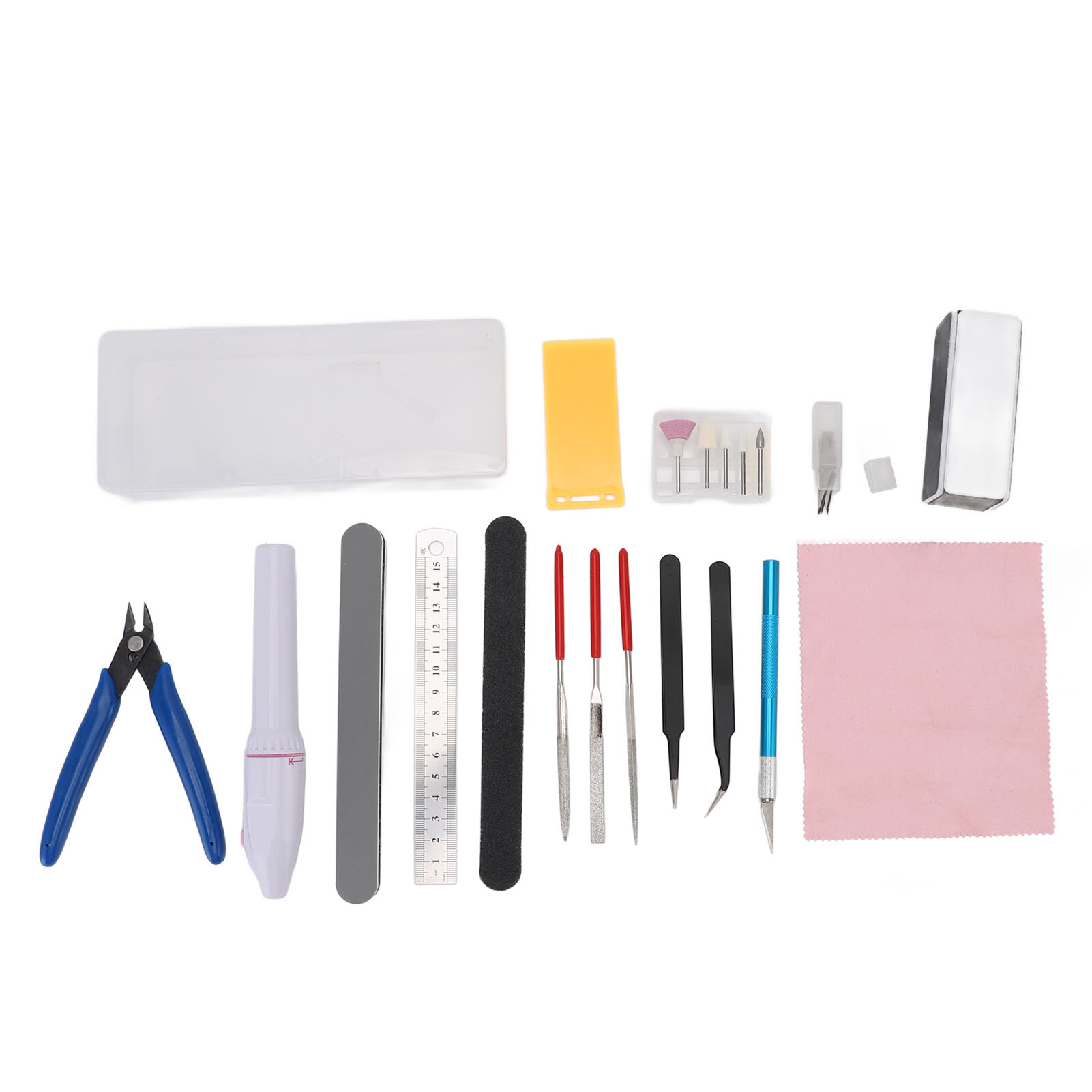 24 шт. набор инструментов для моделирования: кусачки, пинцеты, надфили