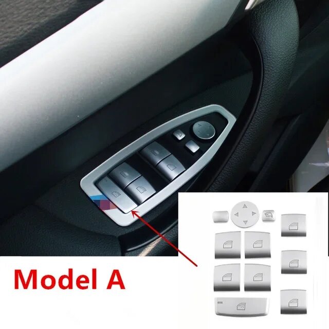 Накладка на кнопки стеклоподъемника BMW Model A 11шт