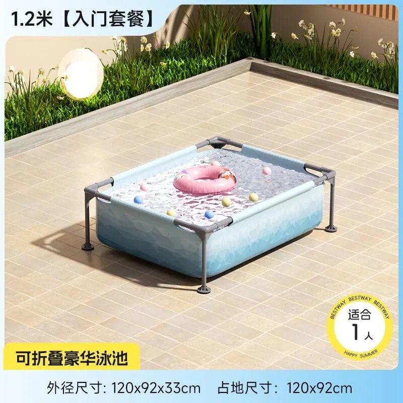 [2026] Каркасный бассейн Bestway для домашнего использования, утолщенный и усиленный, бассейн для взрослых, игровой бассейн для детей.