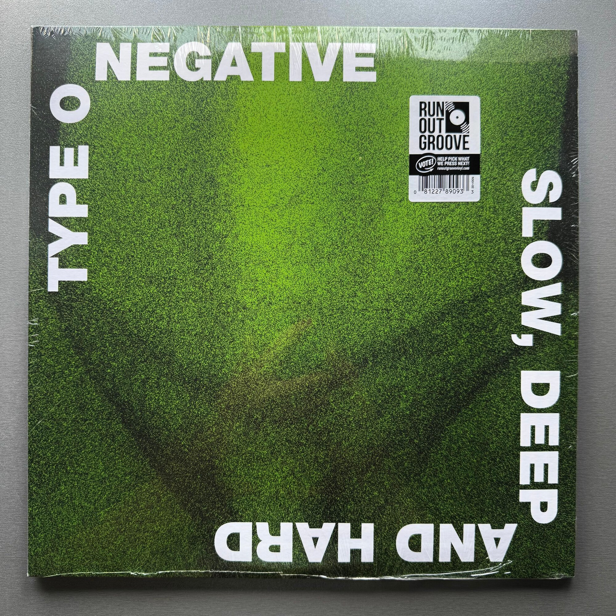 Type O Negative - Slow, Deep And Hard (1991, 2021, 2LP) Green Black Mixed Vinyl (Виниловая пластинка)