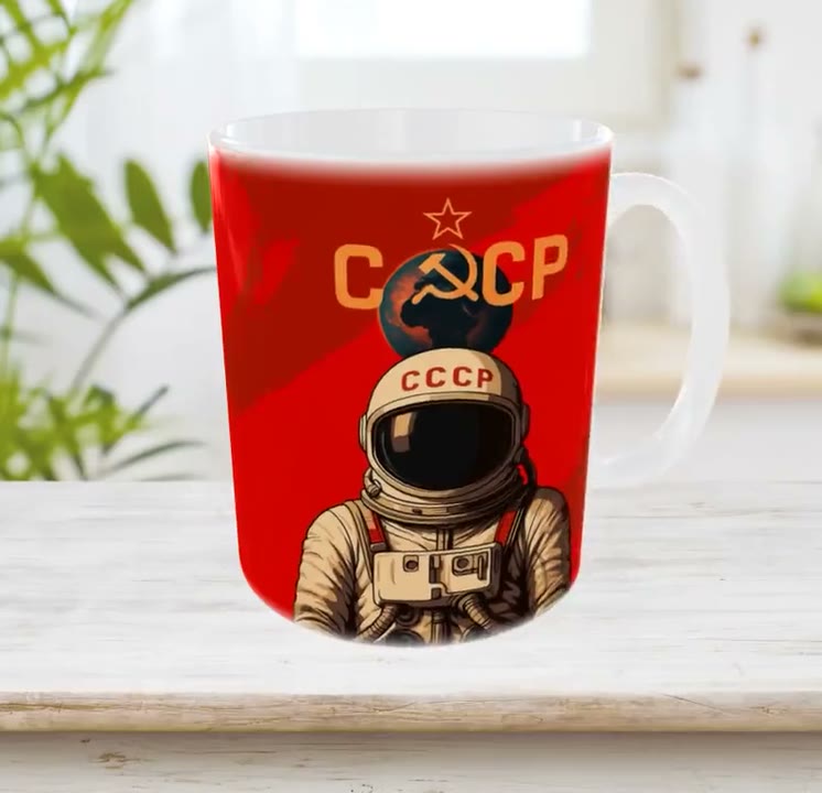 Кружка "Космонавт СССР" — фото 1