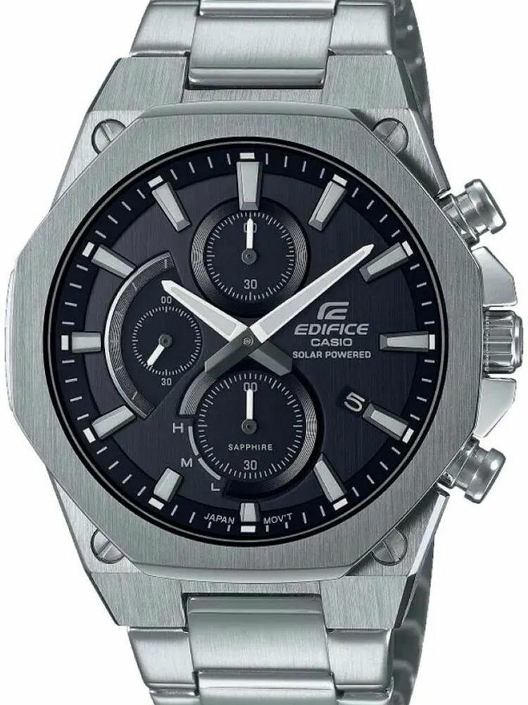 Наручные часы CASIO, серебристый/черный — фото 1