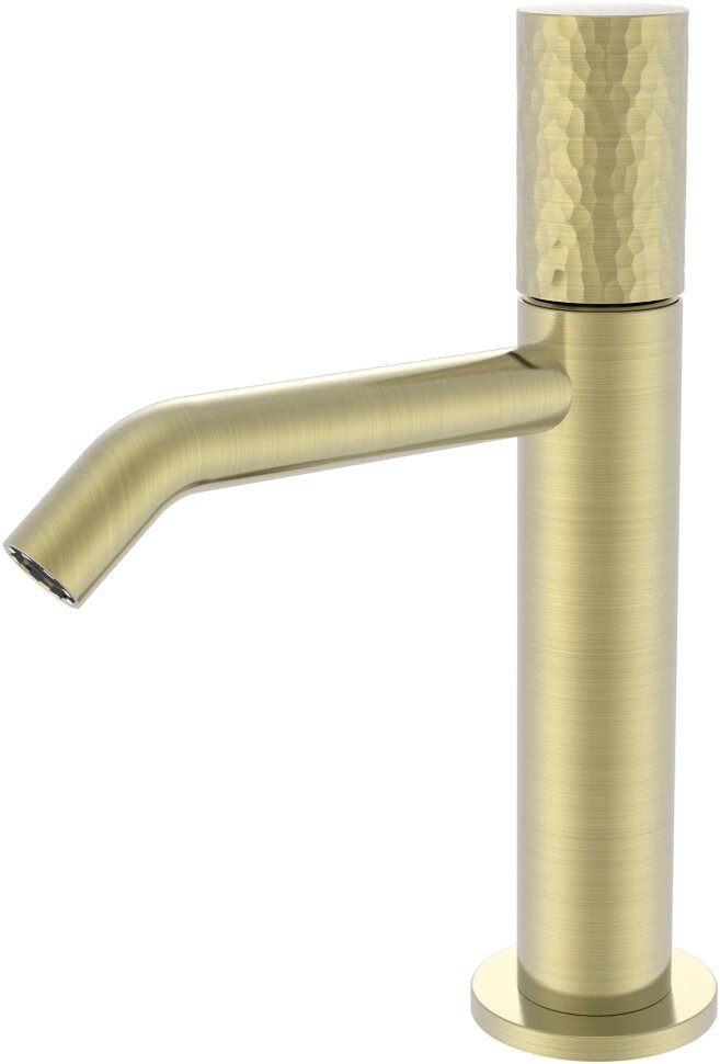Смеситель для раковины Vincea Aura VBF-6AU1BG без донного клапана, золотой матовый