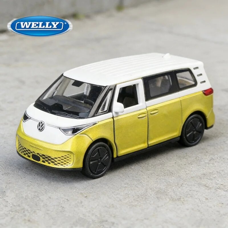 Модель автомобиля Welly Volkswagen ID BUZZ 1:36