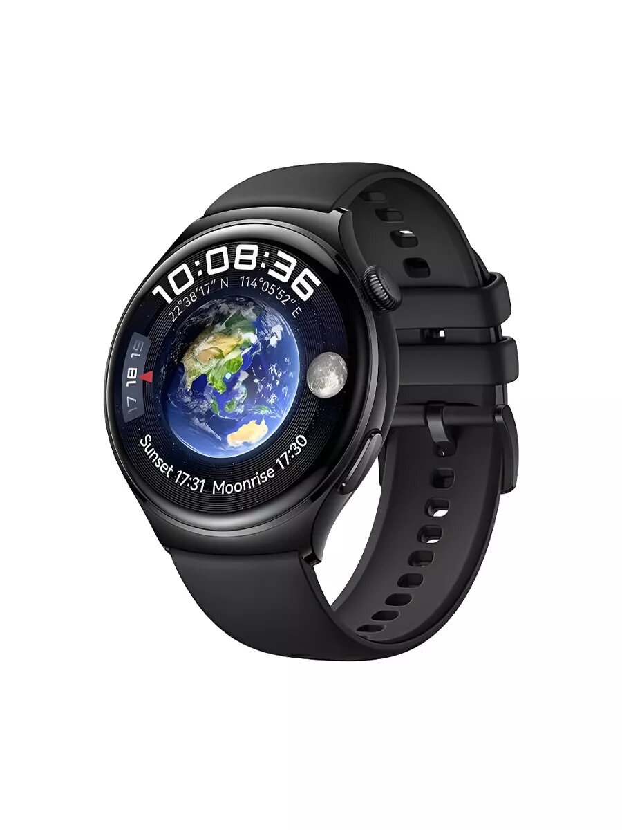 Умные часы Huawei Watch 4, ARC-AL00/55020APA, AMOLED, NFC, чёрные