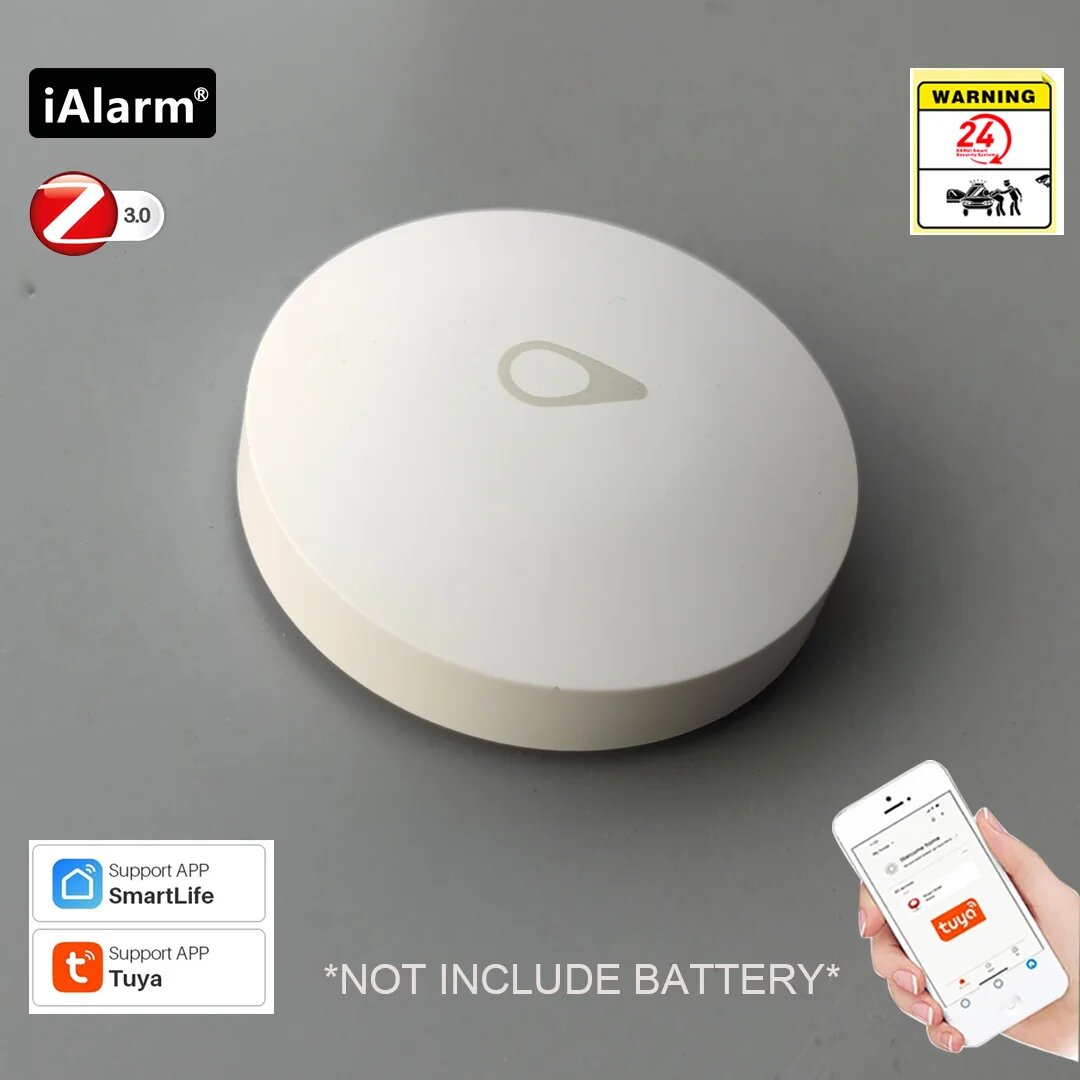 Погружной детектор утечки воды ZigBee 3,0, 50x50x18 мм, цвет белый