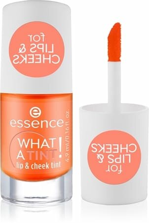 Тинт для губ Essence WHAT A TINT, оттенок 03 Peachy Vibes, коралловый, 4,9 мл