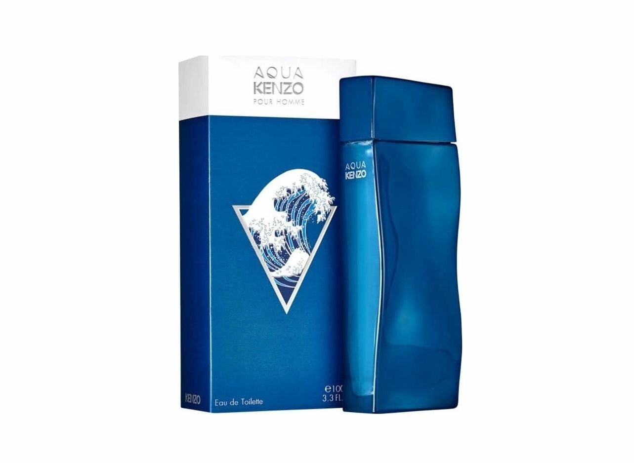 Туалетная вода Kenzo Aqua pour Homme 100 мл, фужерная, водяная