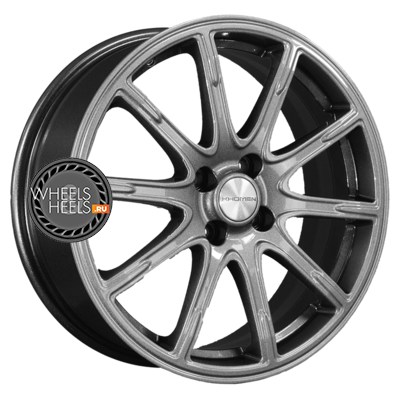 Диск автомобильный литой Khomen Wheels KHW1707 (Lada Vesta Cross) 17x6.5 4x100 et43 dia60.1 G-Silver
