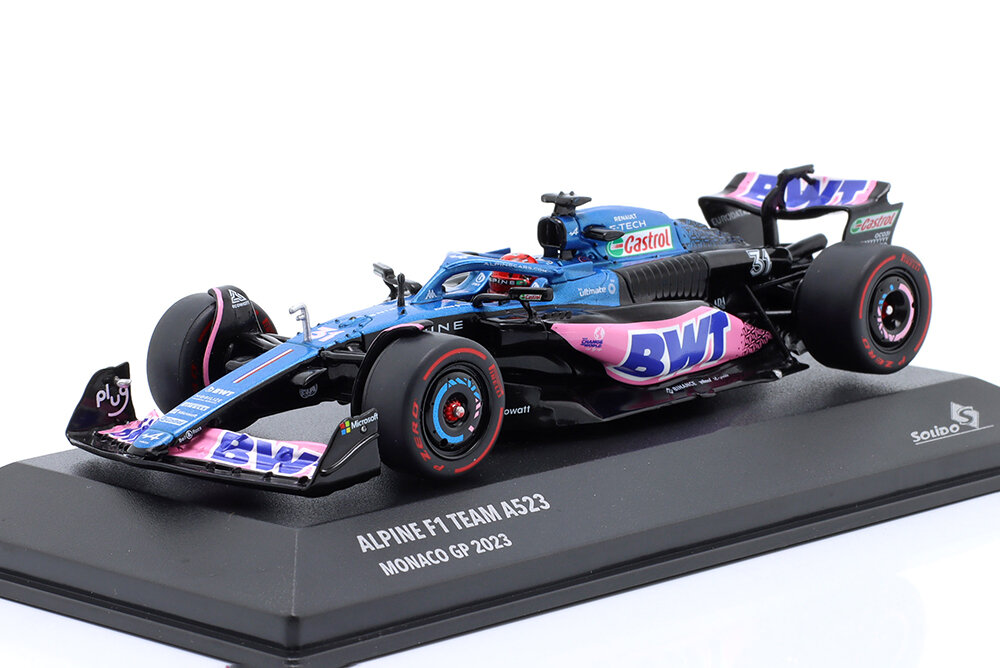 Модель коллекционная SOLIDO Alpine F1 A523 gp monaco 2023