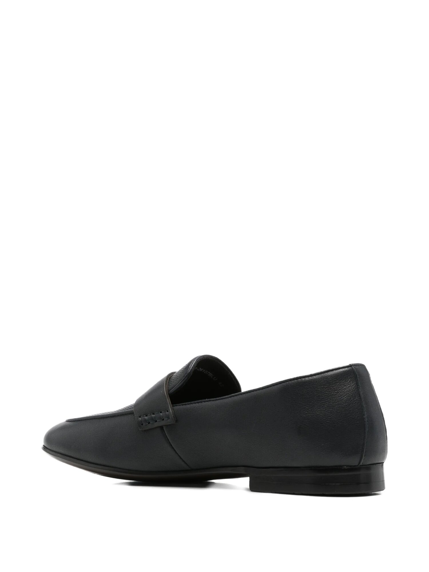 Лоферы Alberto Gozzi Perforated-panel loafers, размер 41, blue — фото 1